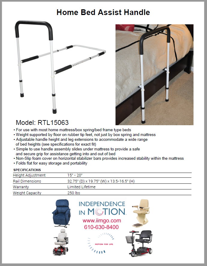 Home Bed Assist Handle - Independence In Motion