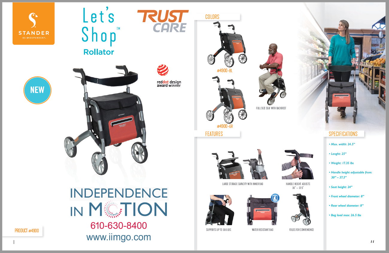 Let’s Shop Rollator - Independence In Motion