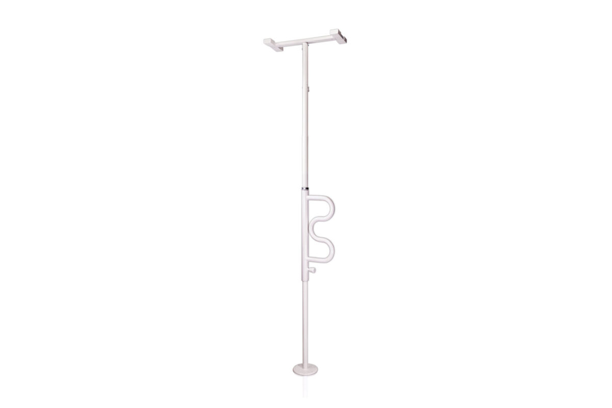 Security Pole & Curve Grab Bar - Independence In Motion