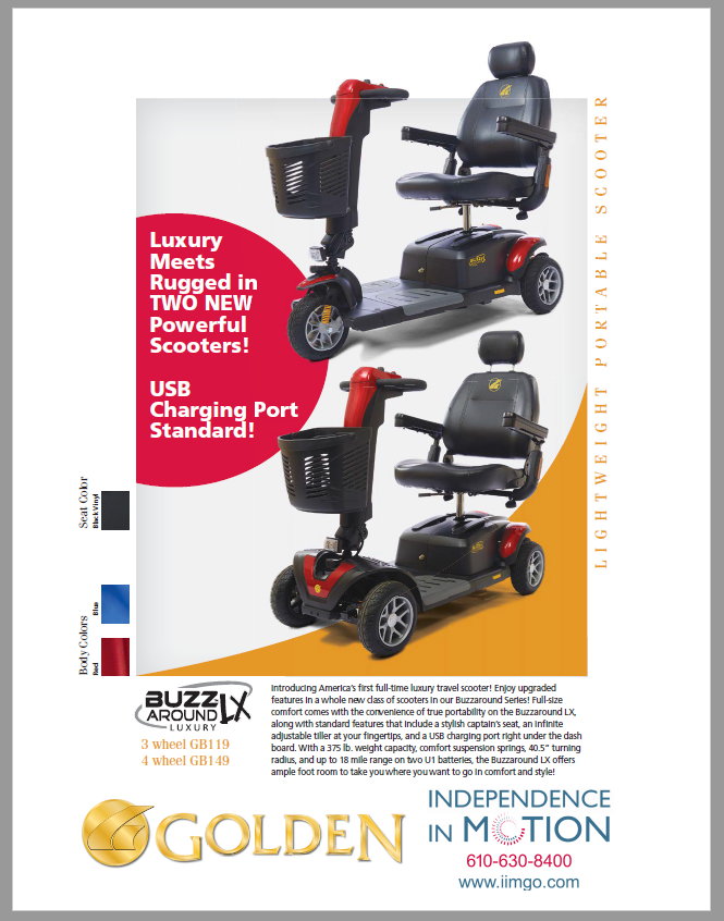 Buzzaround LX 4-Wheel - Independence In Motion